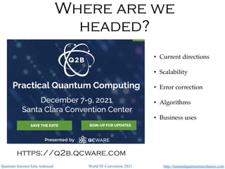 The Quantum Internet: Hype or the Next Step | PPT