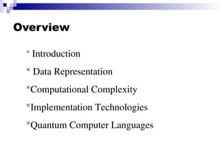 A brief introduction of Quantum-computing | PPT