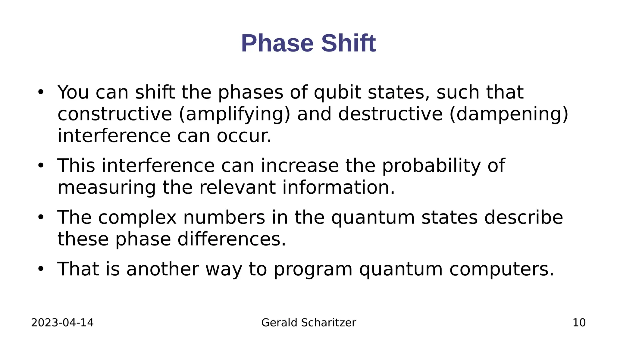 Quantum Computing Fundamentals 2023-04-14 | PPT