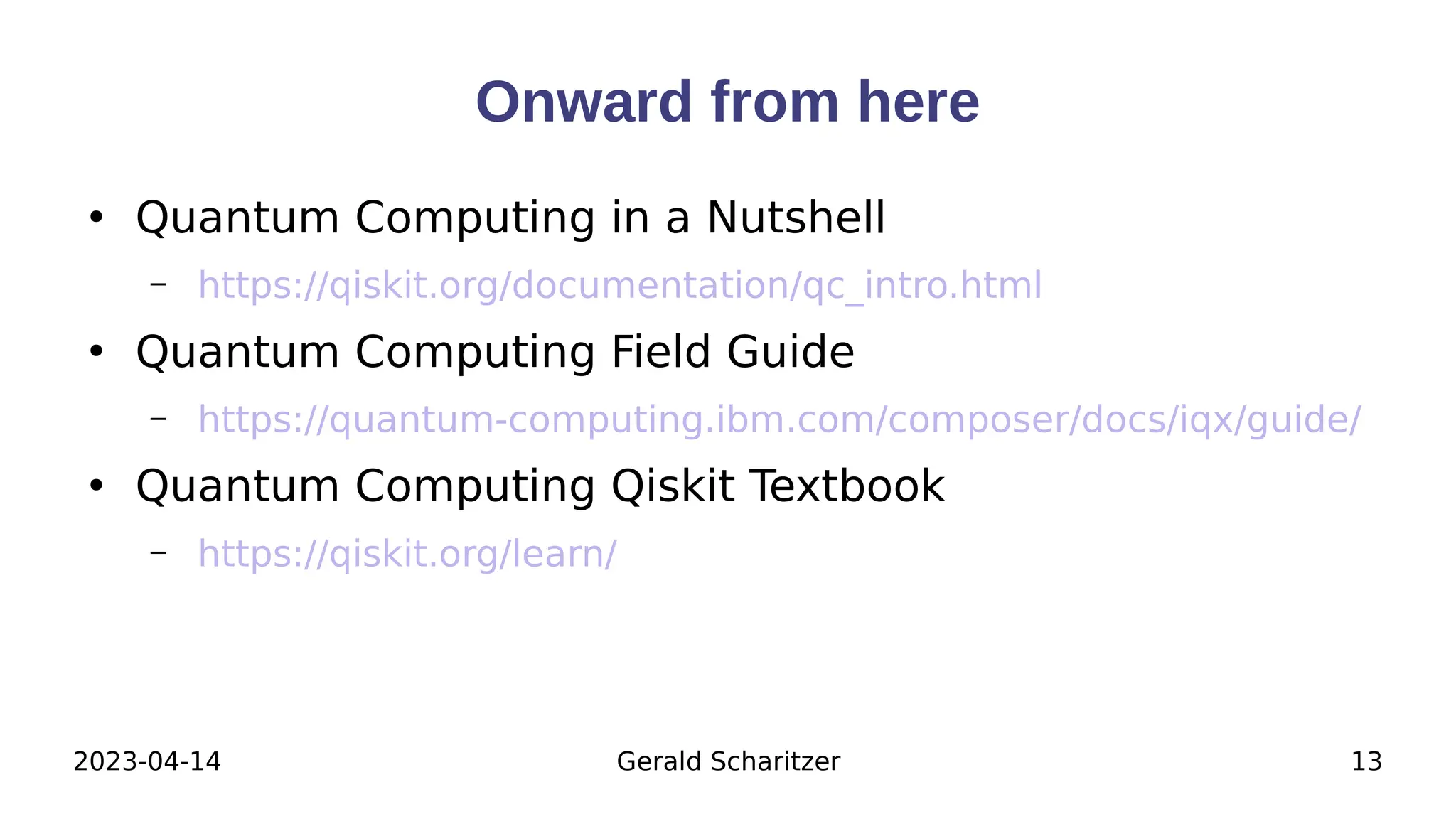 Quantum Computing Fundamentals 2023 04 14 Ppt 
