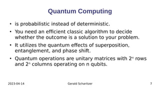 Quantum Computing Fundamentals 2023-04-14 | PPT
