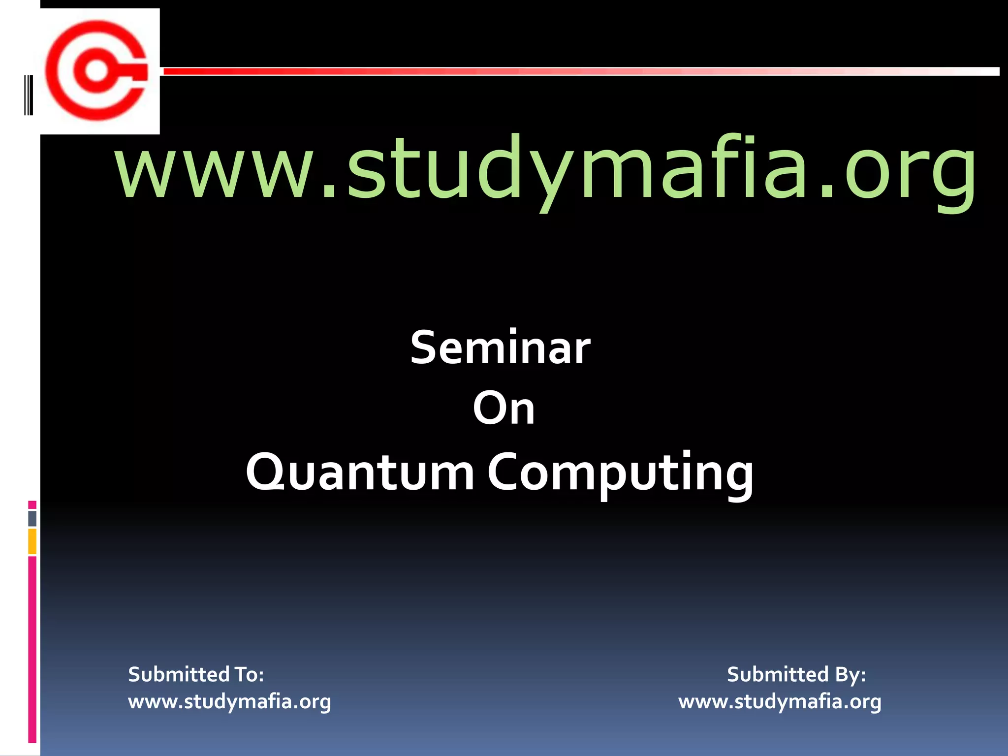 Quantum-Computing-ppt.pptx | Physics | Science