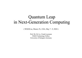 Quantum Leap in Next-Generation Computing | PDF