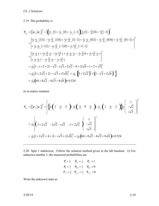 Quantum Mechanics A Paradigms Approach 1st Edition McIntyre Solutions Manual | PDF