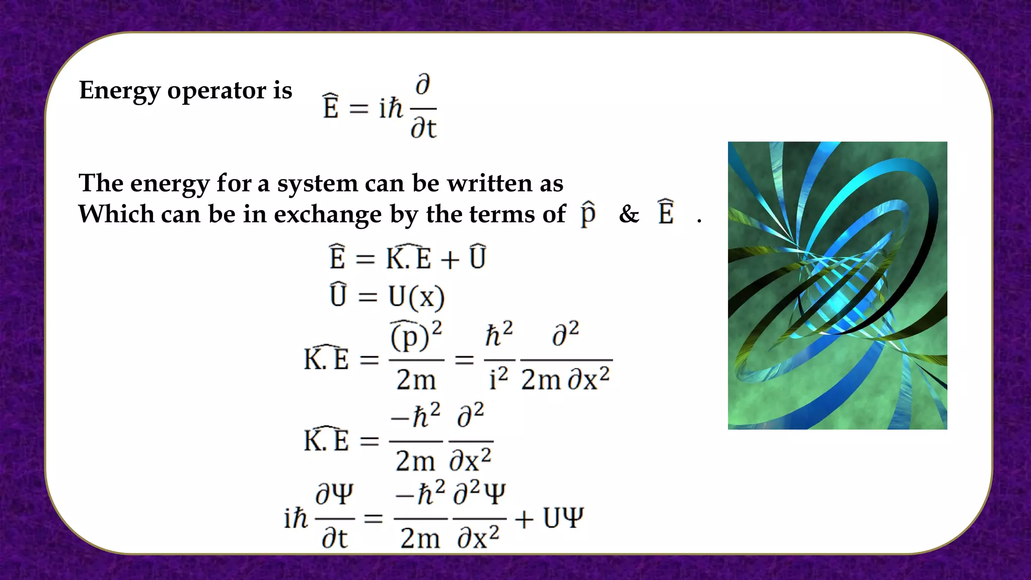 Expectation Value And Operator In Quantum Physics Ppt