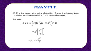 Expectation Value & Operator in Quantum Physics | PPT