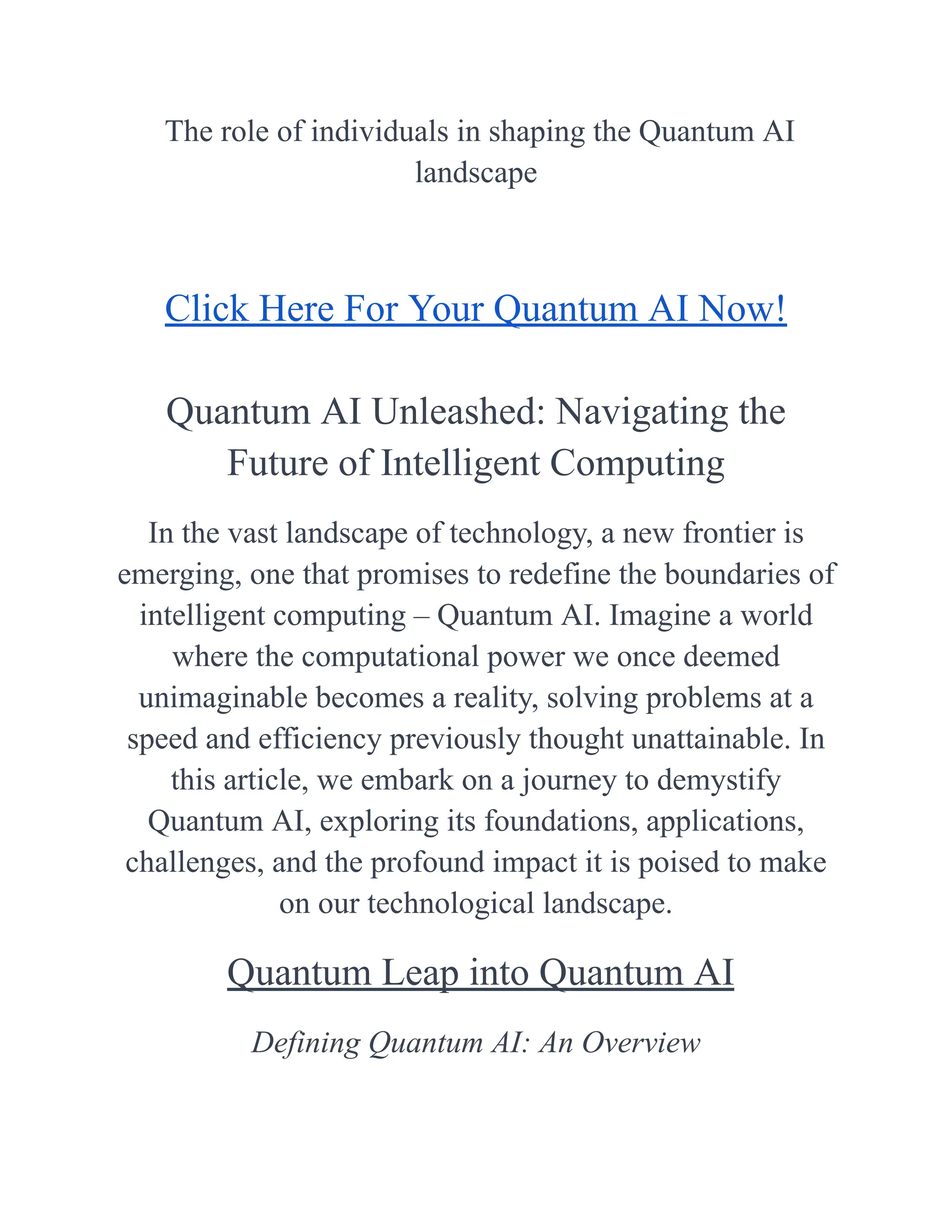 From Sci-Fi to Reality: The Impact of Artificial Intelligence on ...