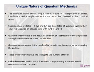 Quantum & AI in Finance | PPTX | Physics | Science