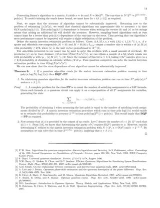 Quantum algorithm for solving linear systems of equations | PDF