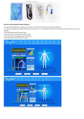 Quantum bio electric analyzer what it,why and what price | PDF