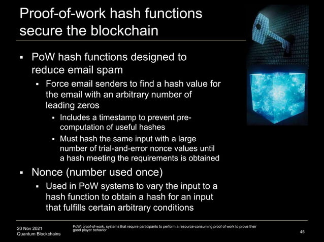 Quantum Blockchains | PPT | Computing | Technology & Computing