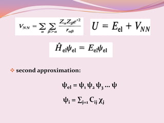 Quantum calculations and calculational chemistry | PPTX