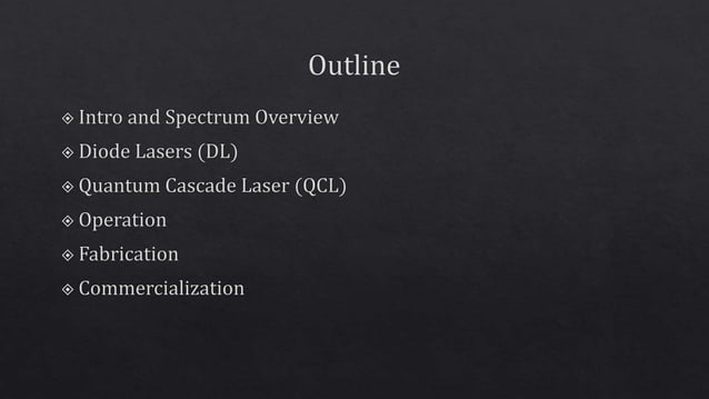 Quantum Cascade Laser | PPTX | Chemistry | Science