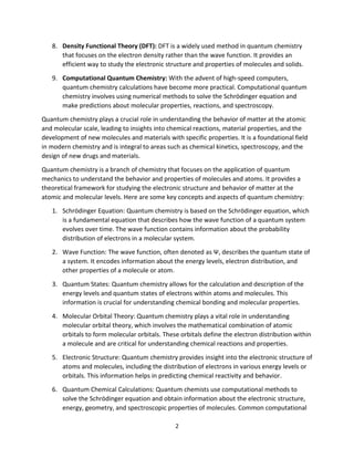 QUANTUM CHEMISTRY.docxBasic definition of terms and concepts of Quantum ...