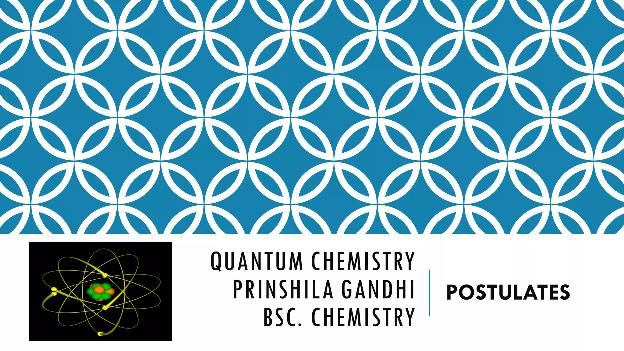 Quantum chemistry ppt | PDF