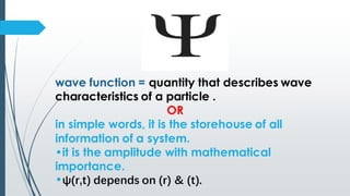 Quantum chemistry ppt | PDF