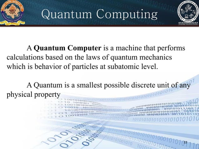 Quantum computation - Introduction | PDF