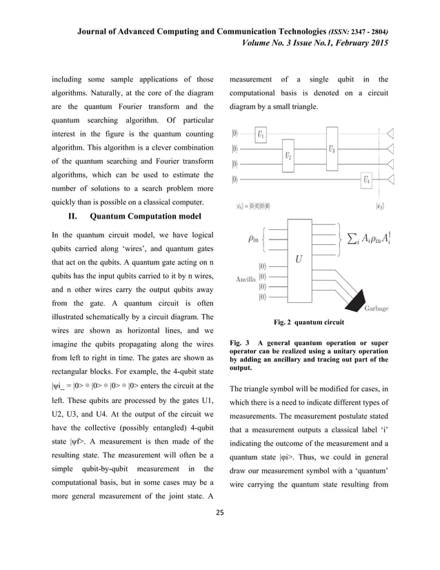 Quantum computation a review | PDF | Physics | Science