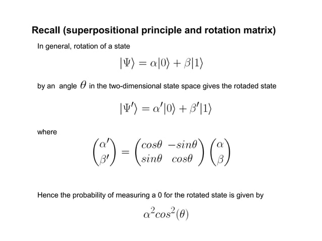 Quantum computation: EPR Paradox and Bell's Inequality | PDF