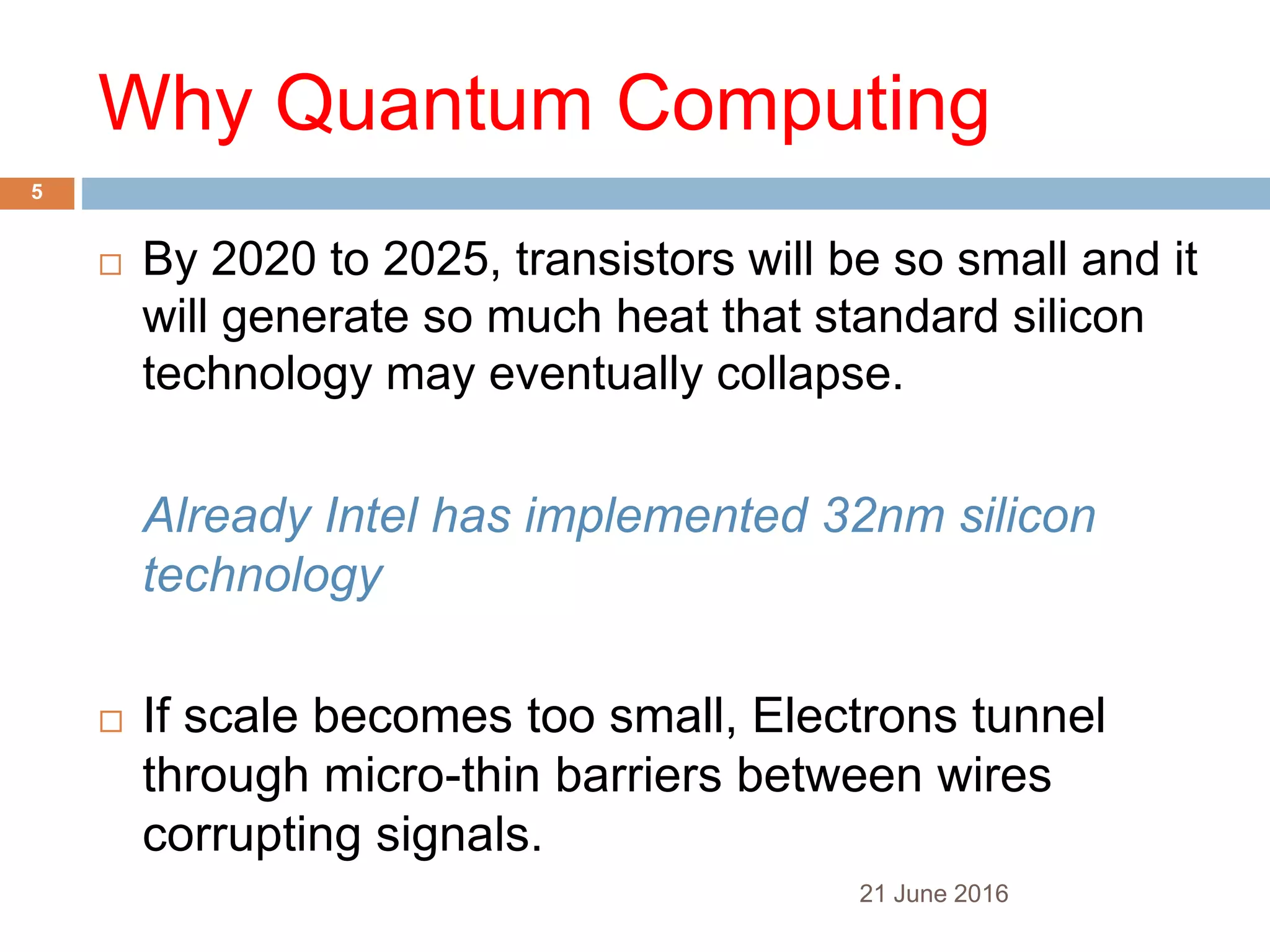 Quantum Computer | PPT