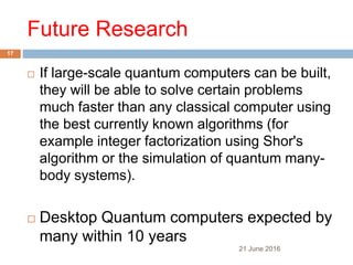 Quantum Computer | PPT