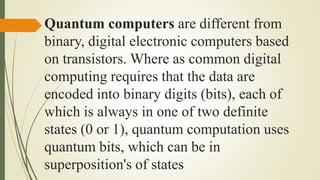 Quantum computer | PPT