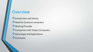 Quantum computer | PPTX