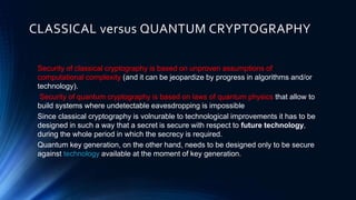 Quantum computer in cryptography | PPTX