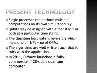 Quantum computer | PPTX