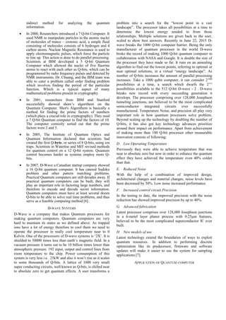 Quantum computers | DOC