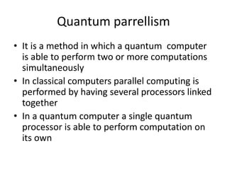 Quantum computers | PPT