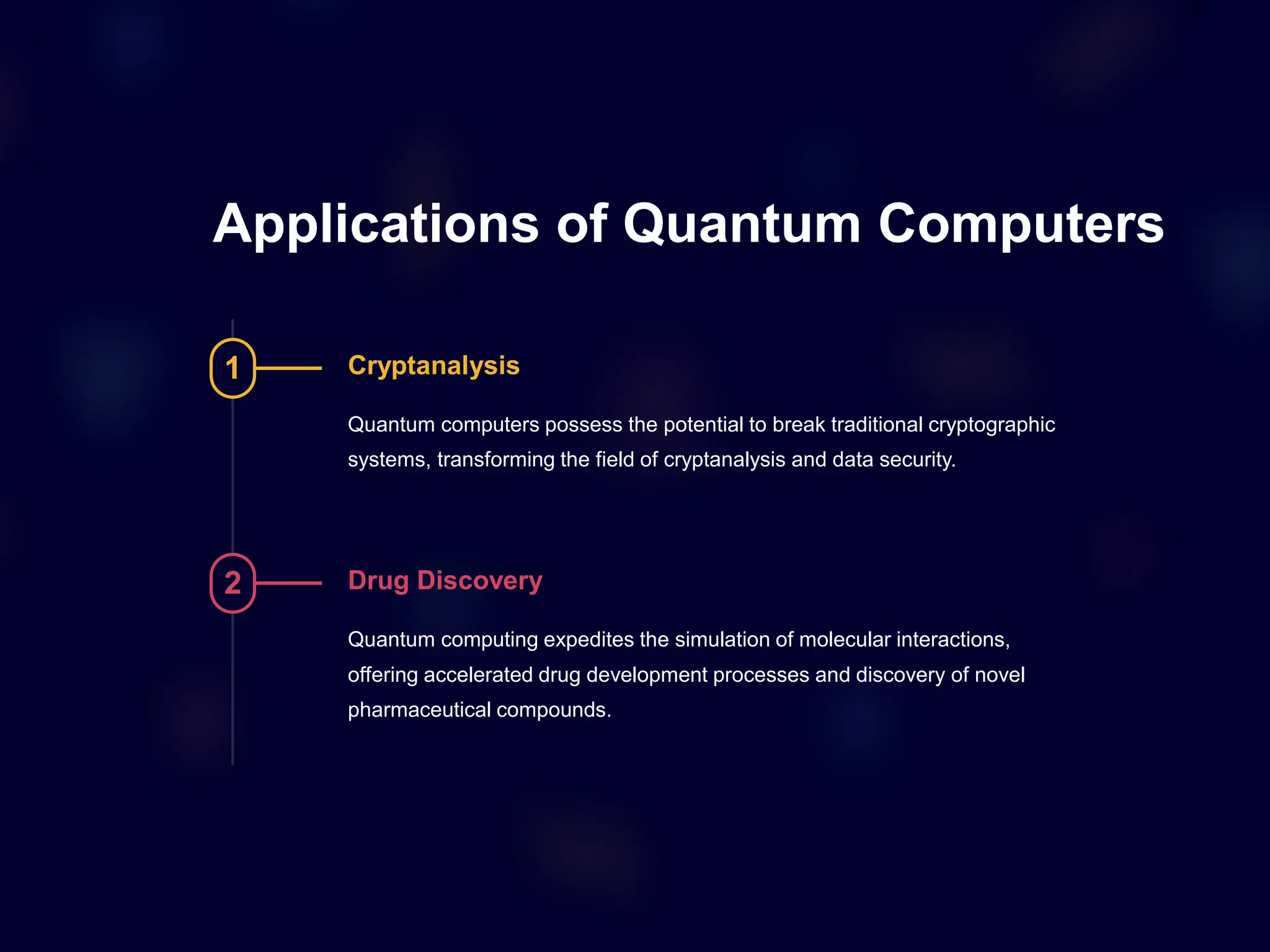 Quantum computers and how it works and applications and future applications.pptx | Physics | Science