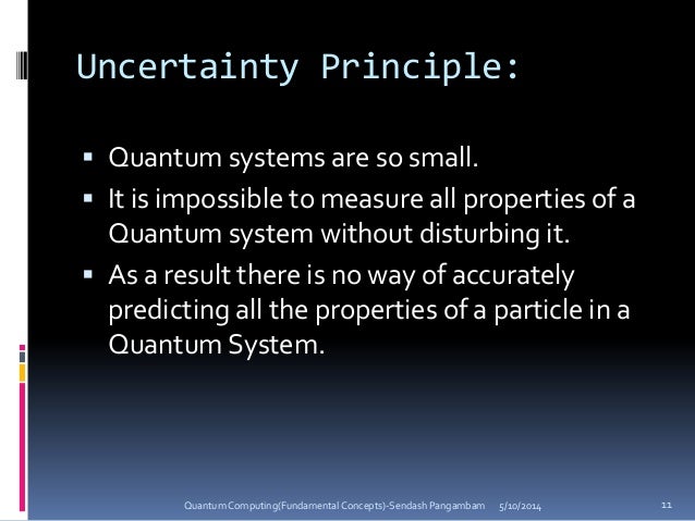 Quantum Computing Basic Concepts