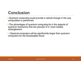Quantum Computers | PPTX