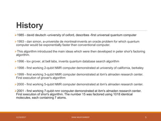 Quantum Computers | PPTX