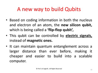 Quantum computers new generation of computers part10 New Qubits Type | PPT