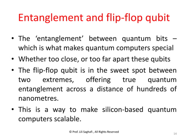 Quantum computers new generation of computers part10 New Qubits Type | PPT