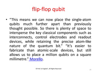 Quantum computers new generation of computers part10 New Qubits Type | PPT