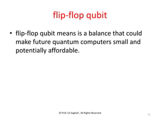 Quantum computers new generation of computers part10 New Qubits Type | PPT