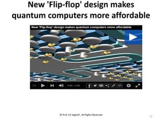 Quantum computers new generation of computers part10 New Qubits Type | PPT
