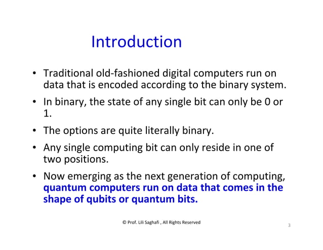 Cyber Security and Post Quantum Cryptography By: Professor Lili Saghafi | PDF | Chemistry | Science