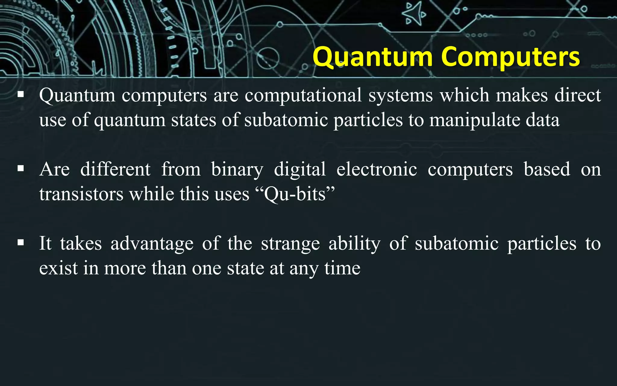 Quantum computers | PPT