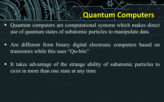 Quantum computers | PPT