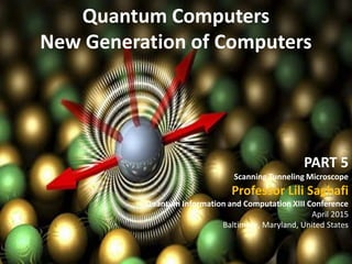 Quantum Computers PART 5 Scanning Tunneling Microscope by Lili Saghafi ...