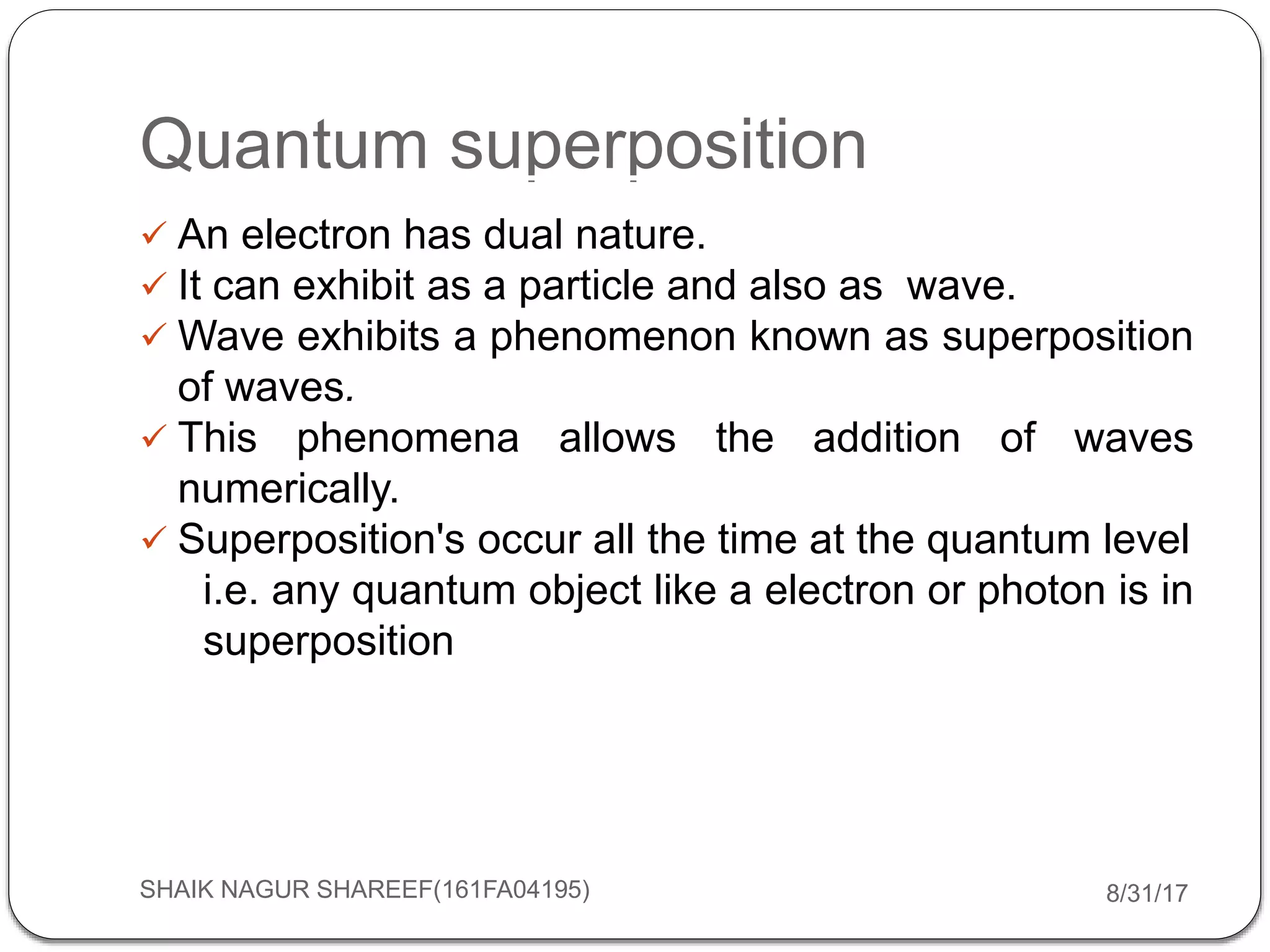 Quantum computers | PPTX | Physics | Science