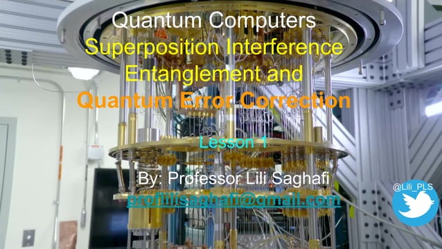 Quantum Computers_Superposition Interference Entanglement and Quantum Error Correction | PDF ...