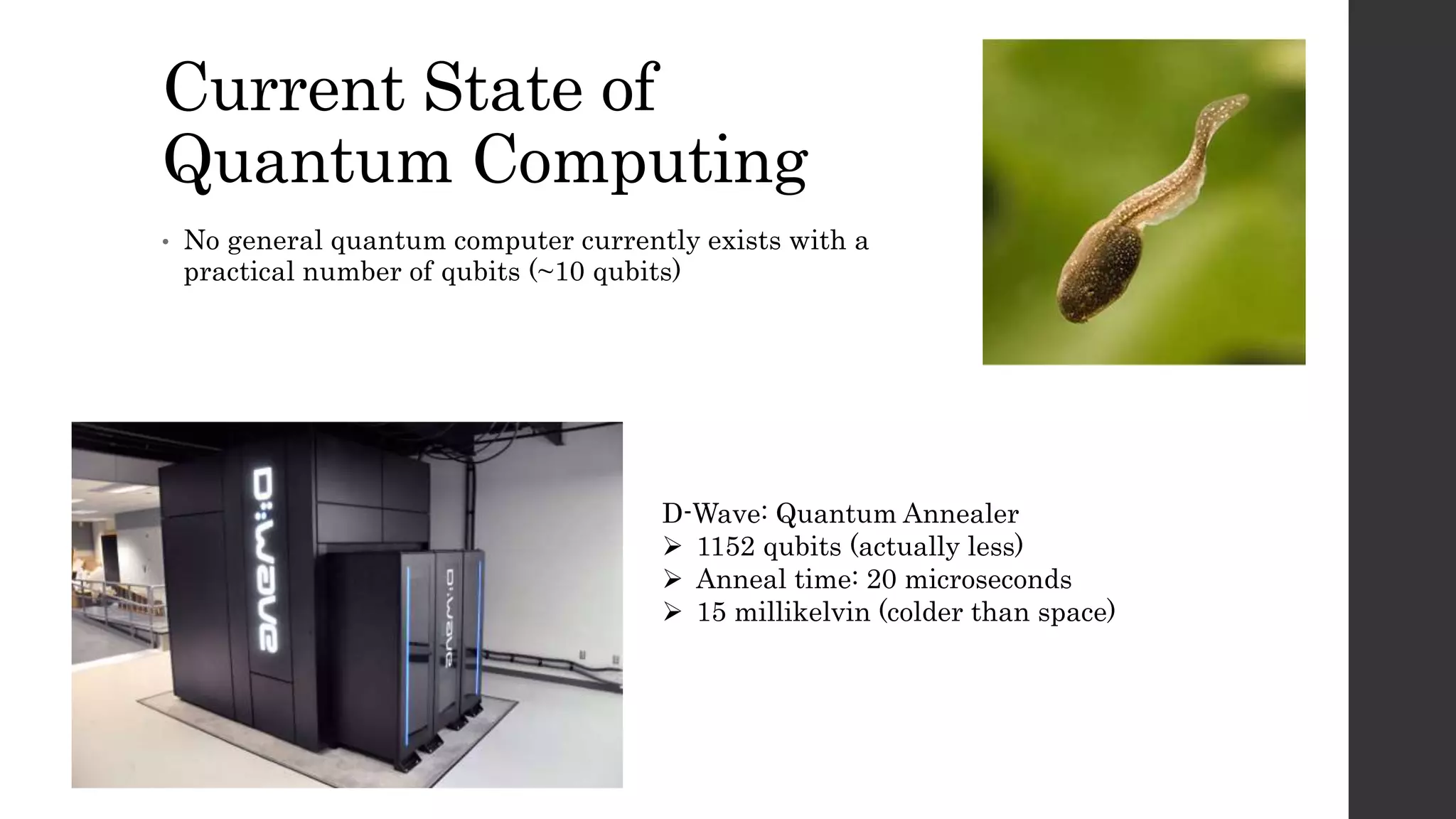 Quantum Computing - Tony Tran | PPTX | Physics | Science