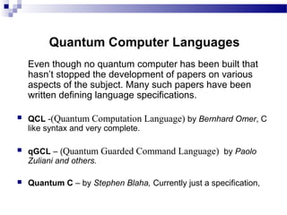 Quantum Computing | PPT