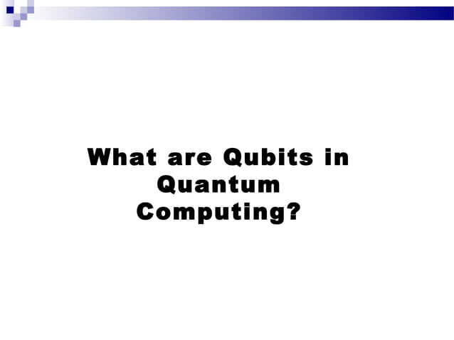 Quantum Computing | PPT