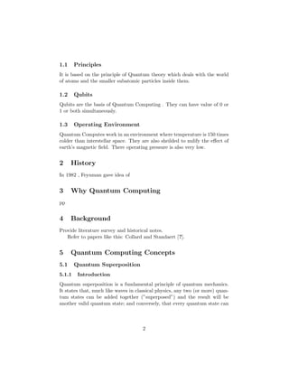 Quantum Computing Report | PDF